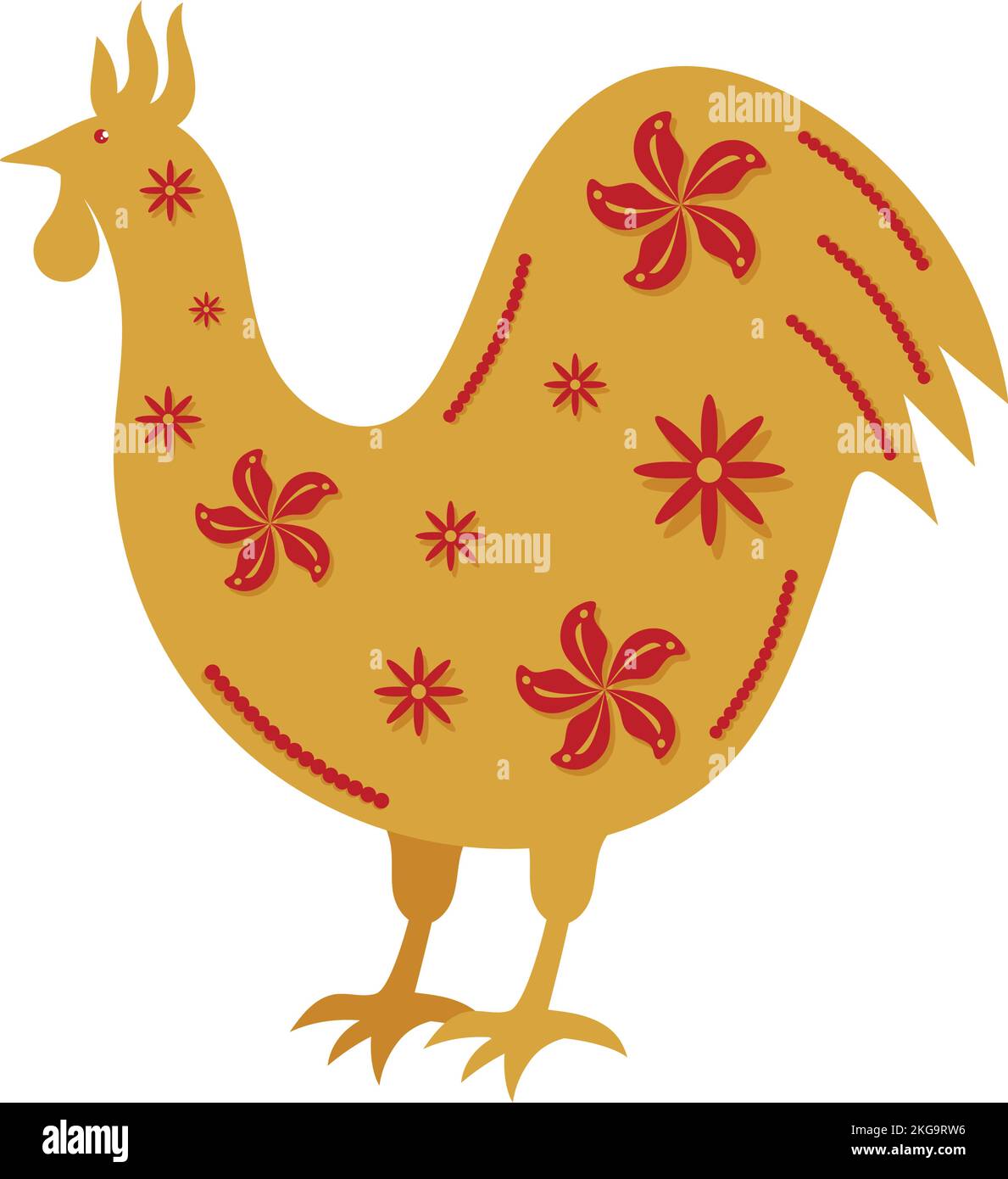rooster chinese zodiacal animal Stock Vector Image & Art - Alamy
