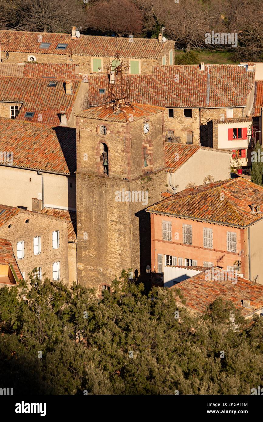 La Garde-Freinet, french village in the south of France Stock Photo - Alamy