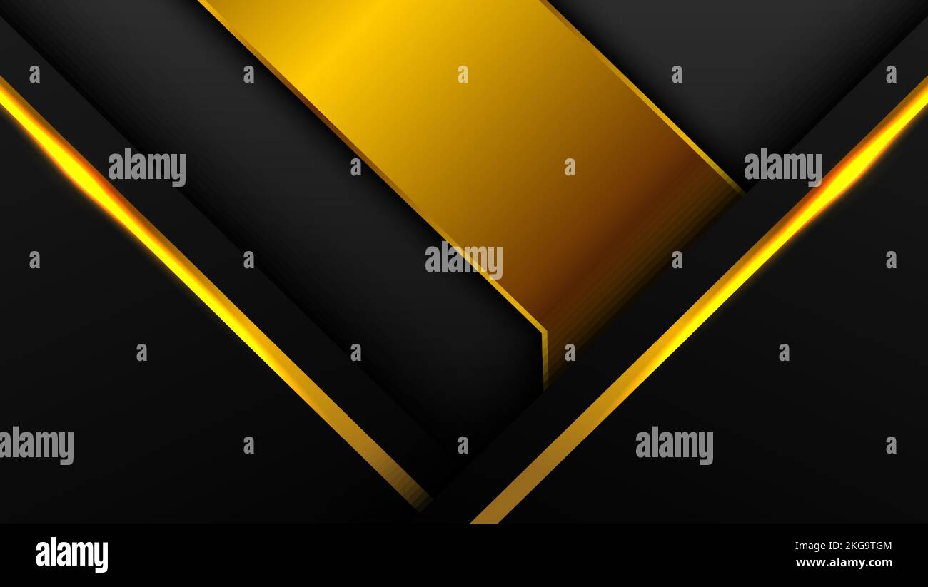 An abstract gold and black colored background Stock Vector Image & Art ...