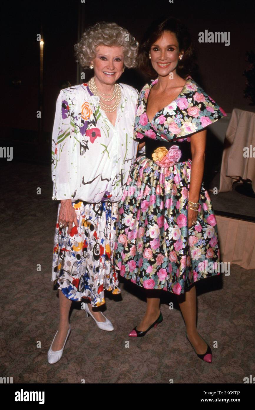 Phyllis Diller and Mary Ann Mobley at the 25th Annual "Women of The ...