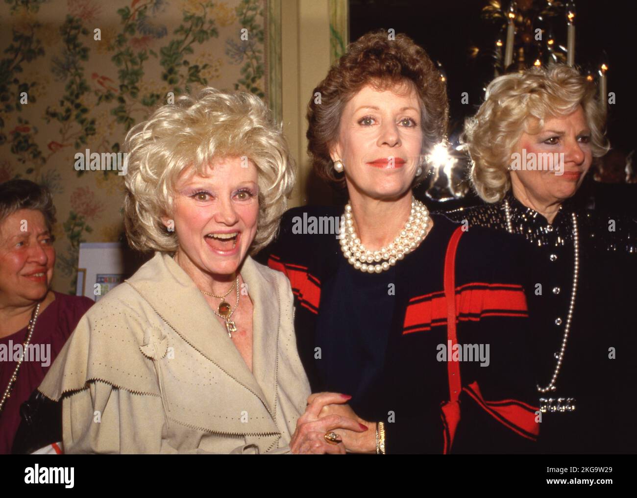 Phyllis Diller and Carol Burnett Circa 1980's Credit: Ralph Dominguez ...