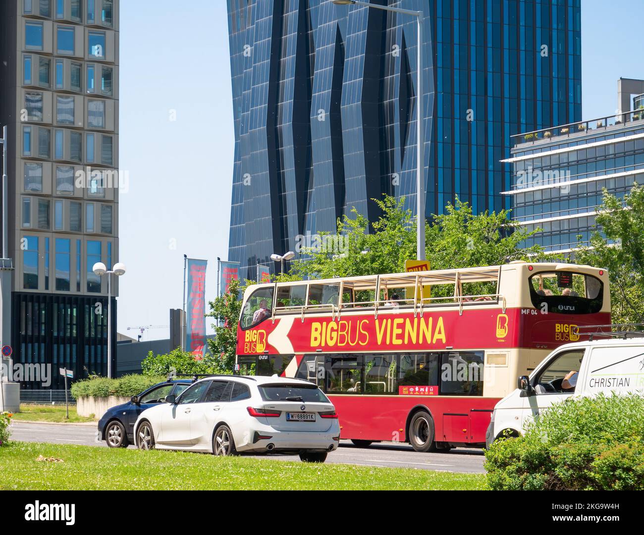 Vienna, Austria - June 2022: Big Buss Vienna Hop-On Hop-Off Tours in ...
