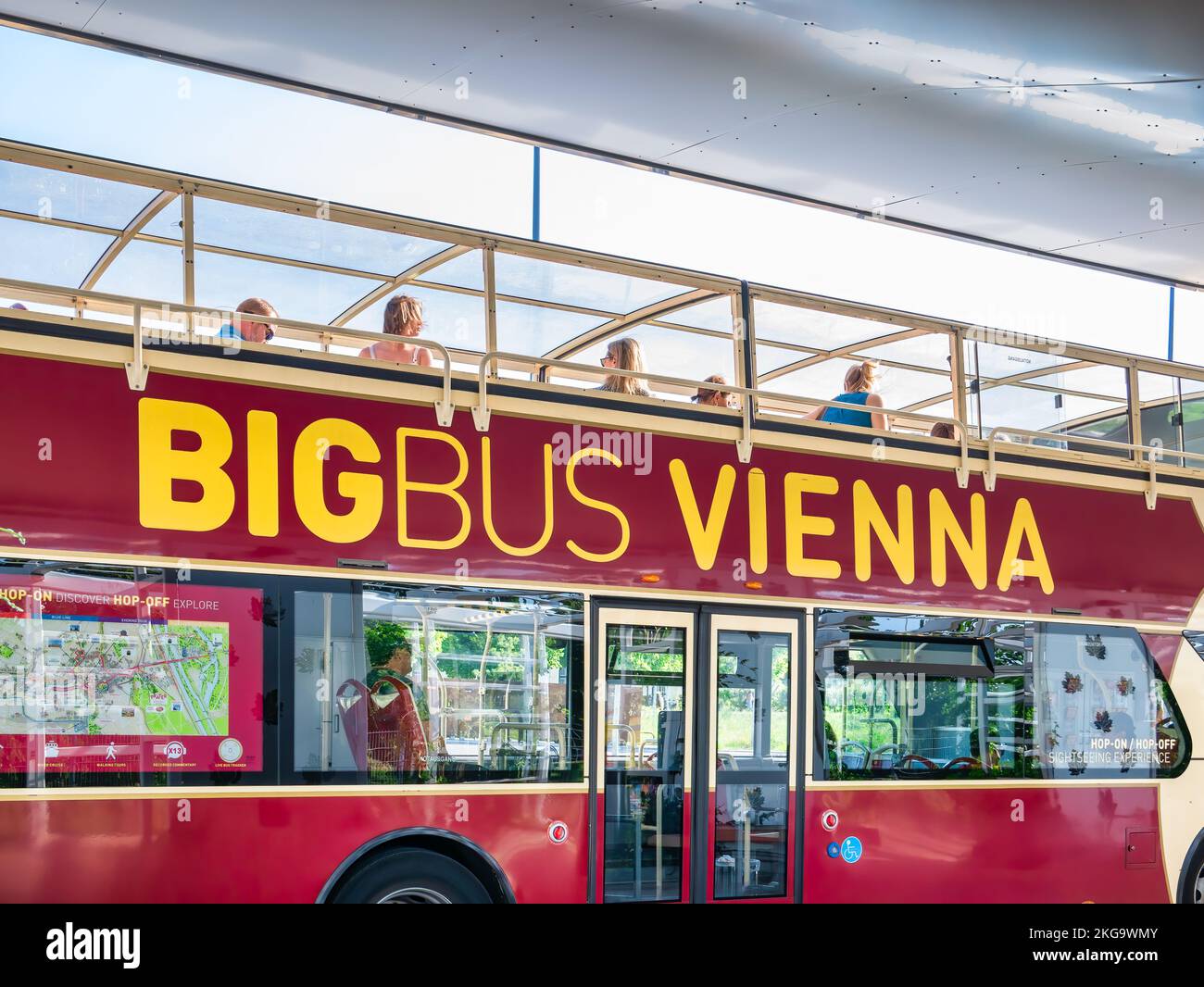 Vienna, Austria - June 2022: Big Buss Vienna Hop-On Hop-Off Tours in ...