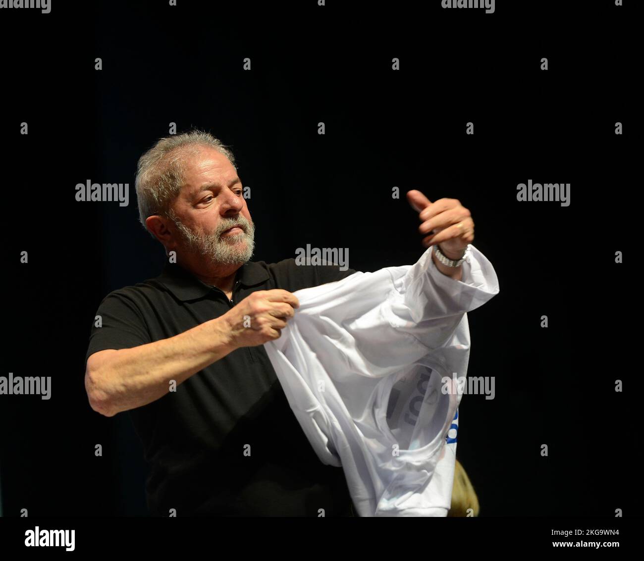 Lula da Silva, former president of Brazil portrait. Luiz Inacio da ...