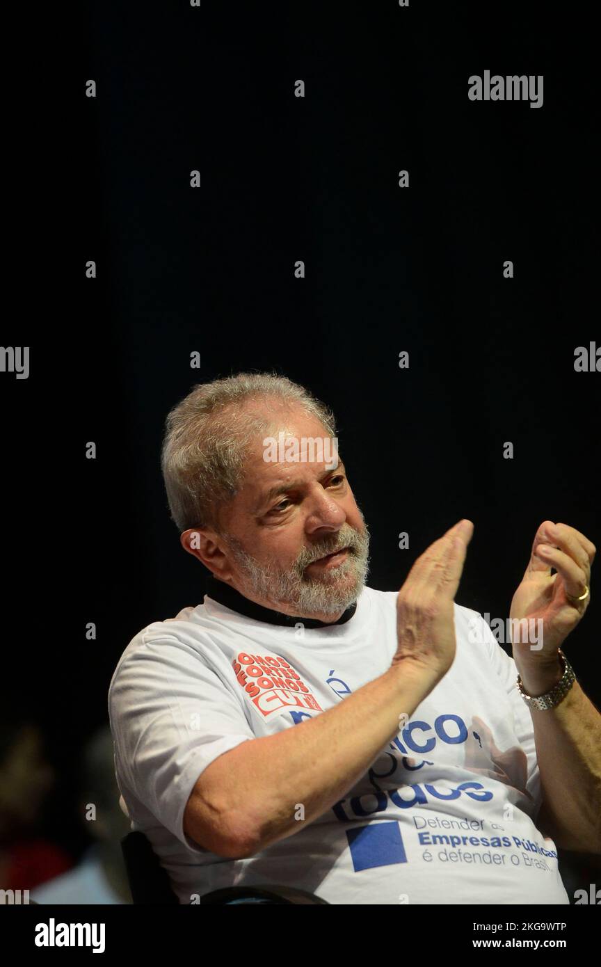 Lula da Silva, former president of Brazil portrait. Luiz Inacio da ...