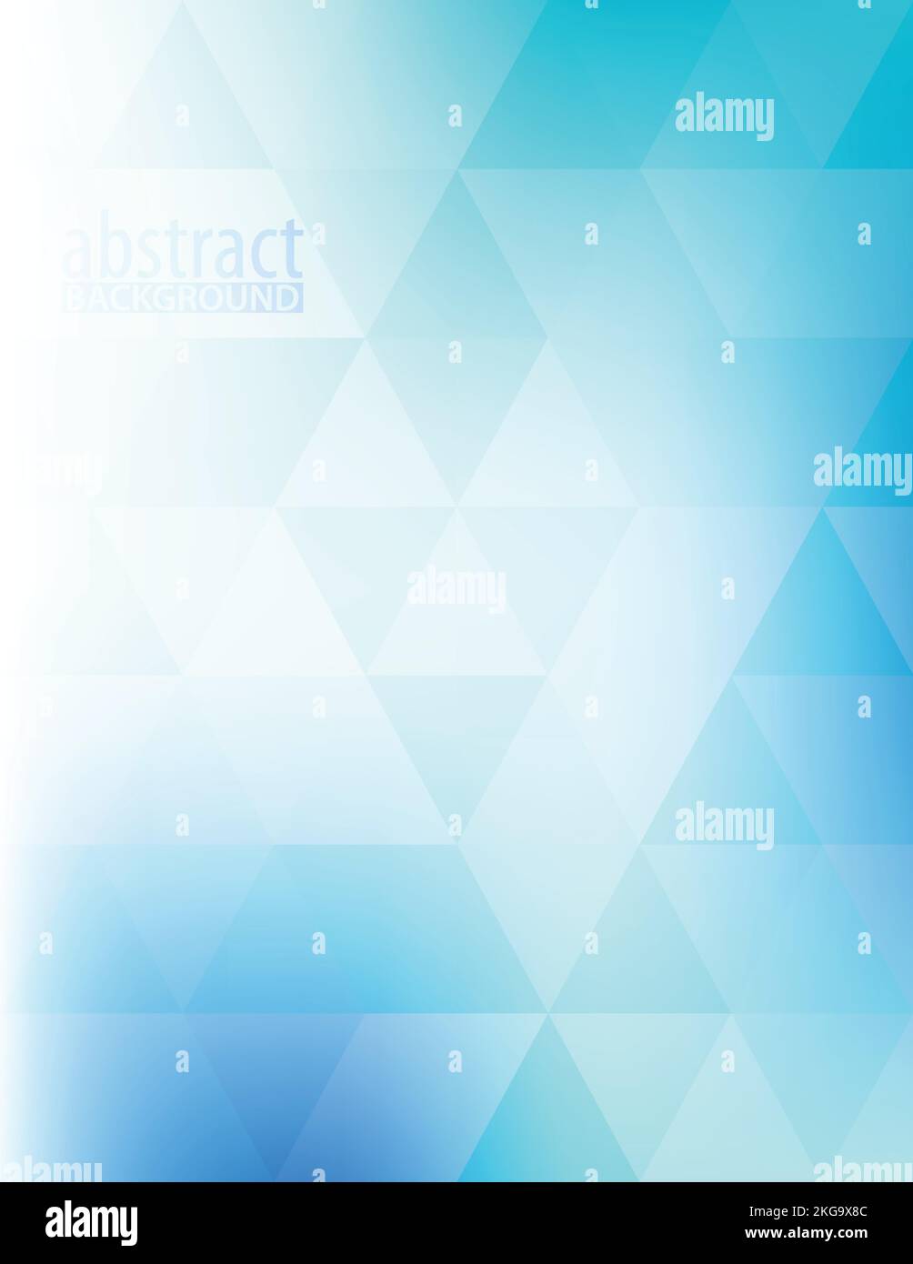 Abstract blue and turquoise pattern with transparent triangles. Vector graphic background Stock ...