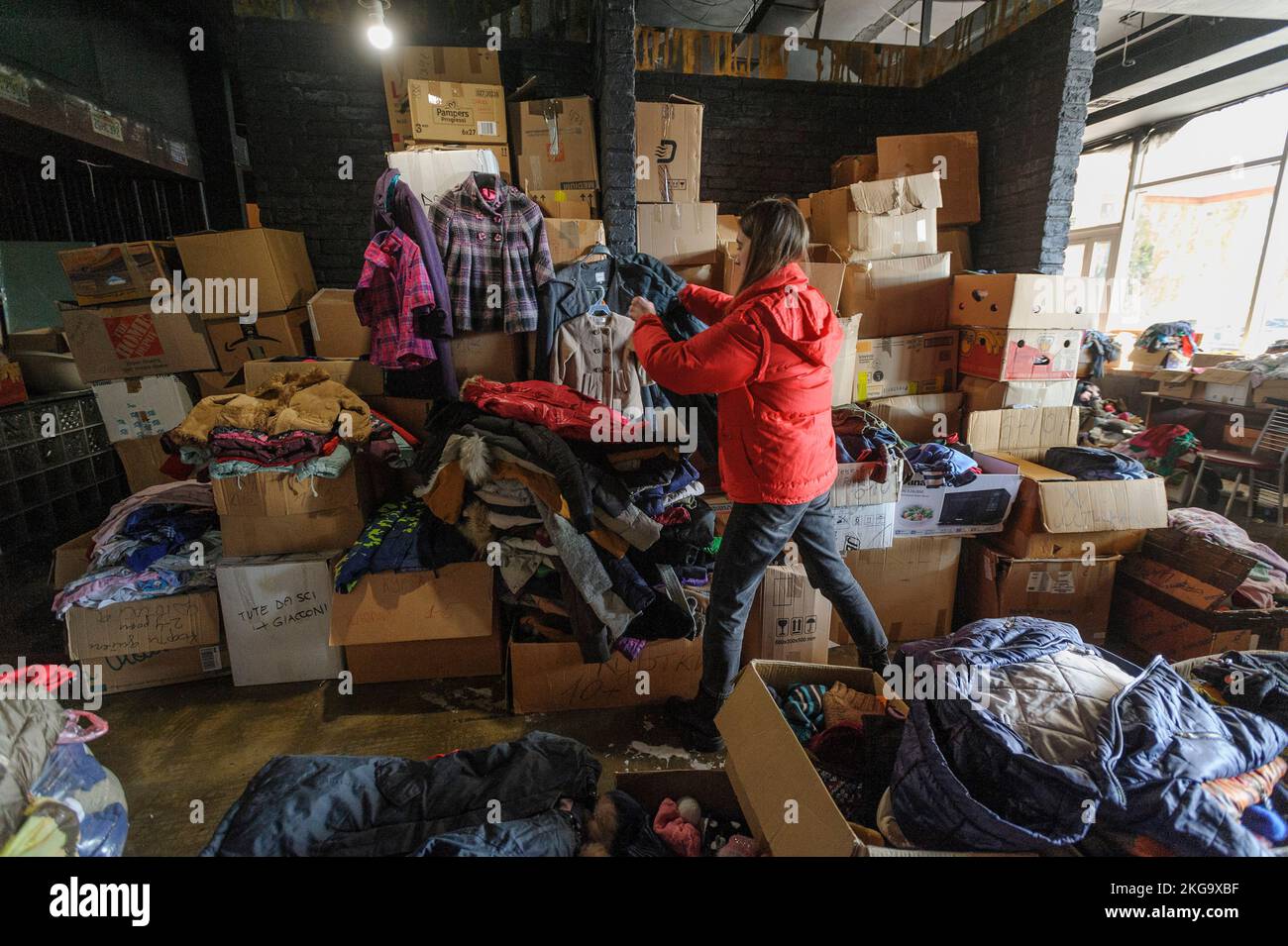 Clothing distribution point hi-res stock photography and images - Alamy