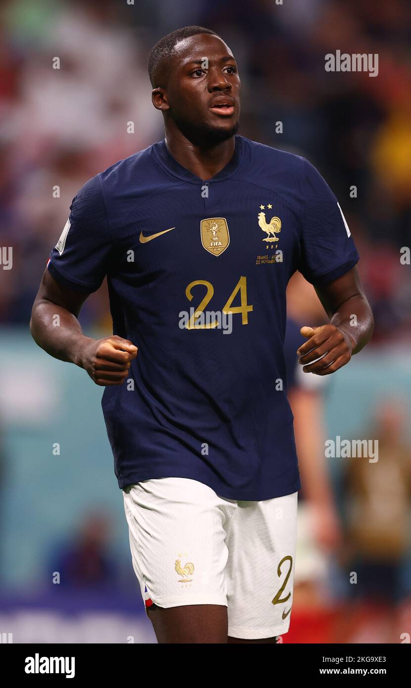 Al Wukair Qatar 22nd November 2022 Ibrahima Konate Of France During