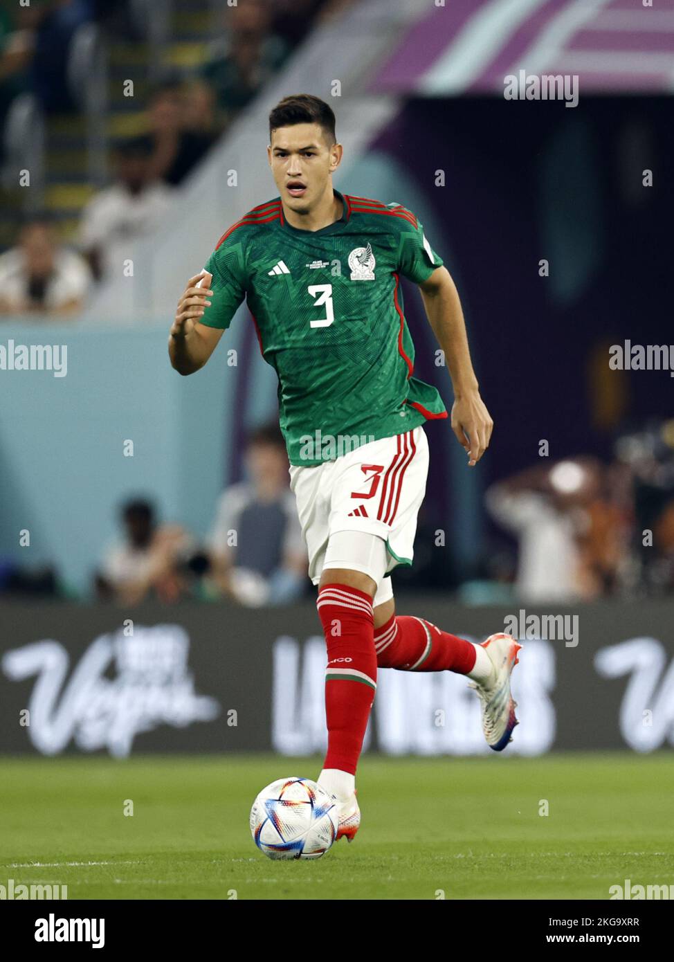 DOHA - Qatar, 22/11/2022, Cesar Jasib Montes of Mexico during the FIFA ...