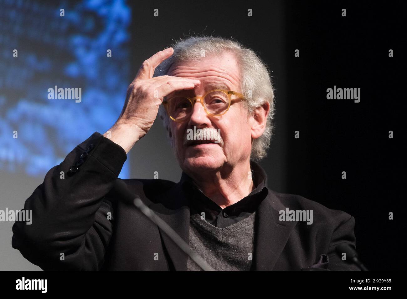 Sir Christopher Frayling photographed on stage during the Mark Kermode ...