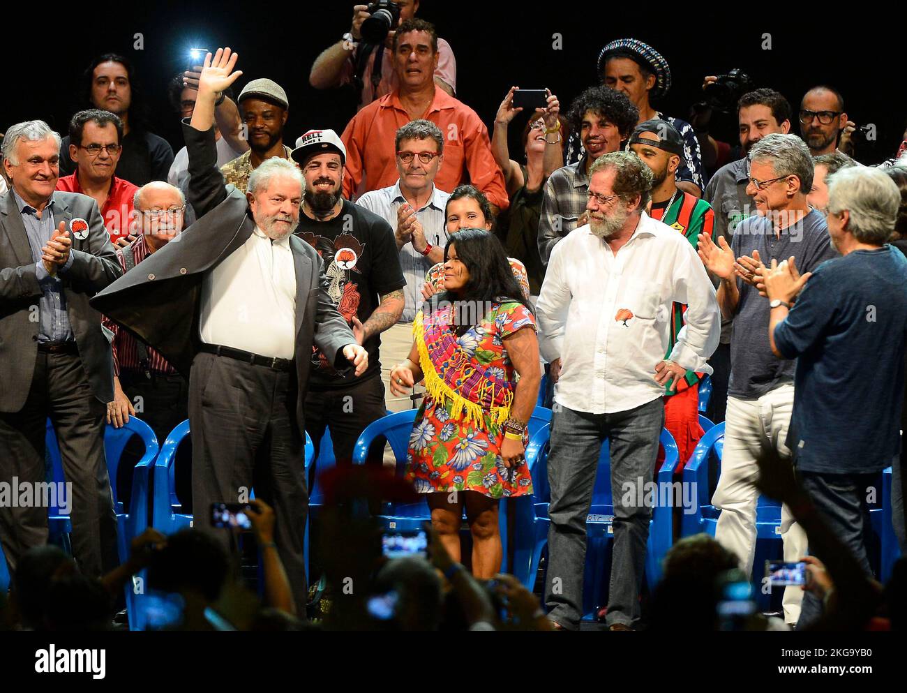 Lula da Silva, former president of Brazil portrait. Luiz Inacio da ...