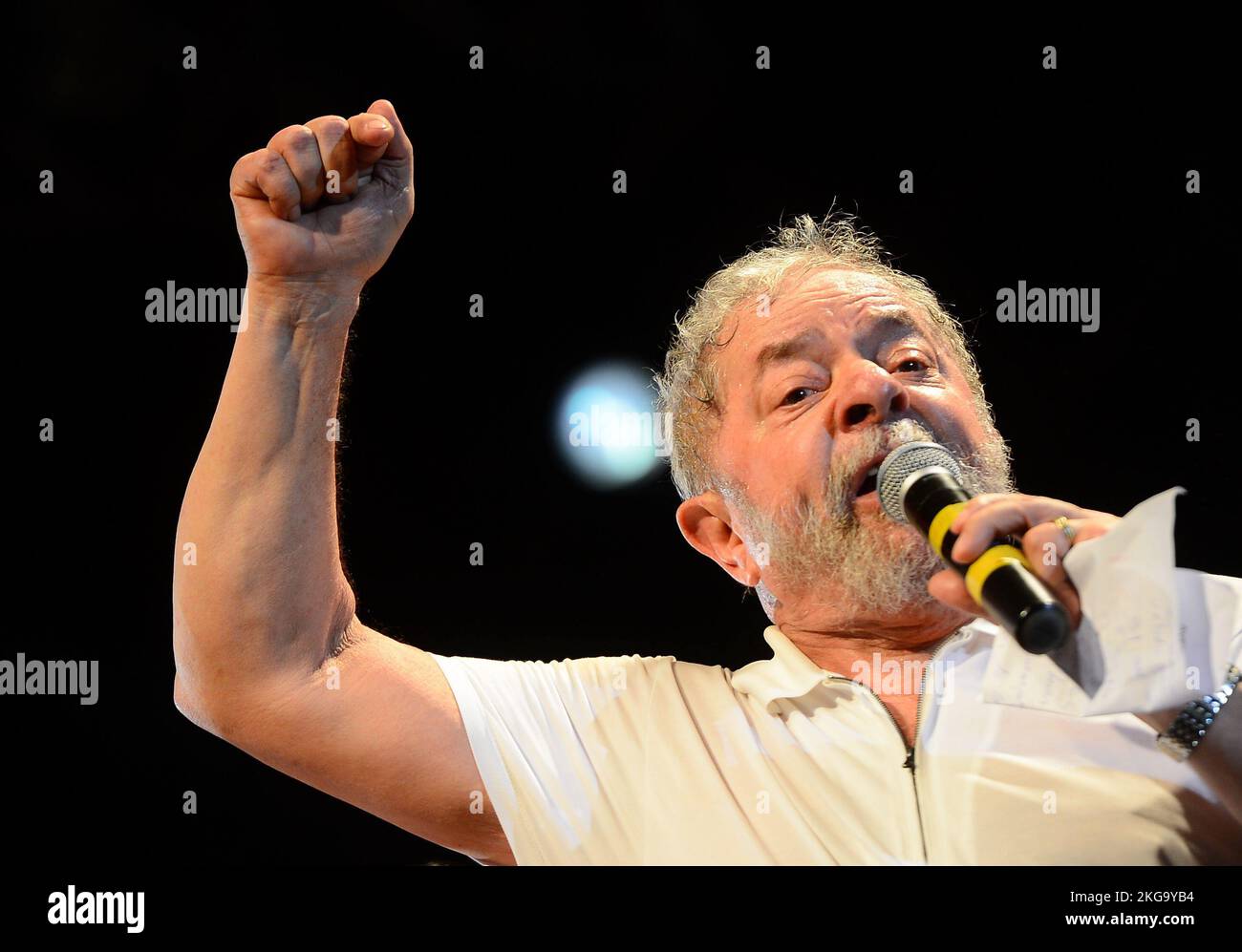 Lula da Silva, former president of Brazil portrait. Luiz Inacio da ...