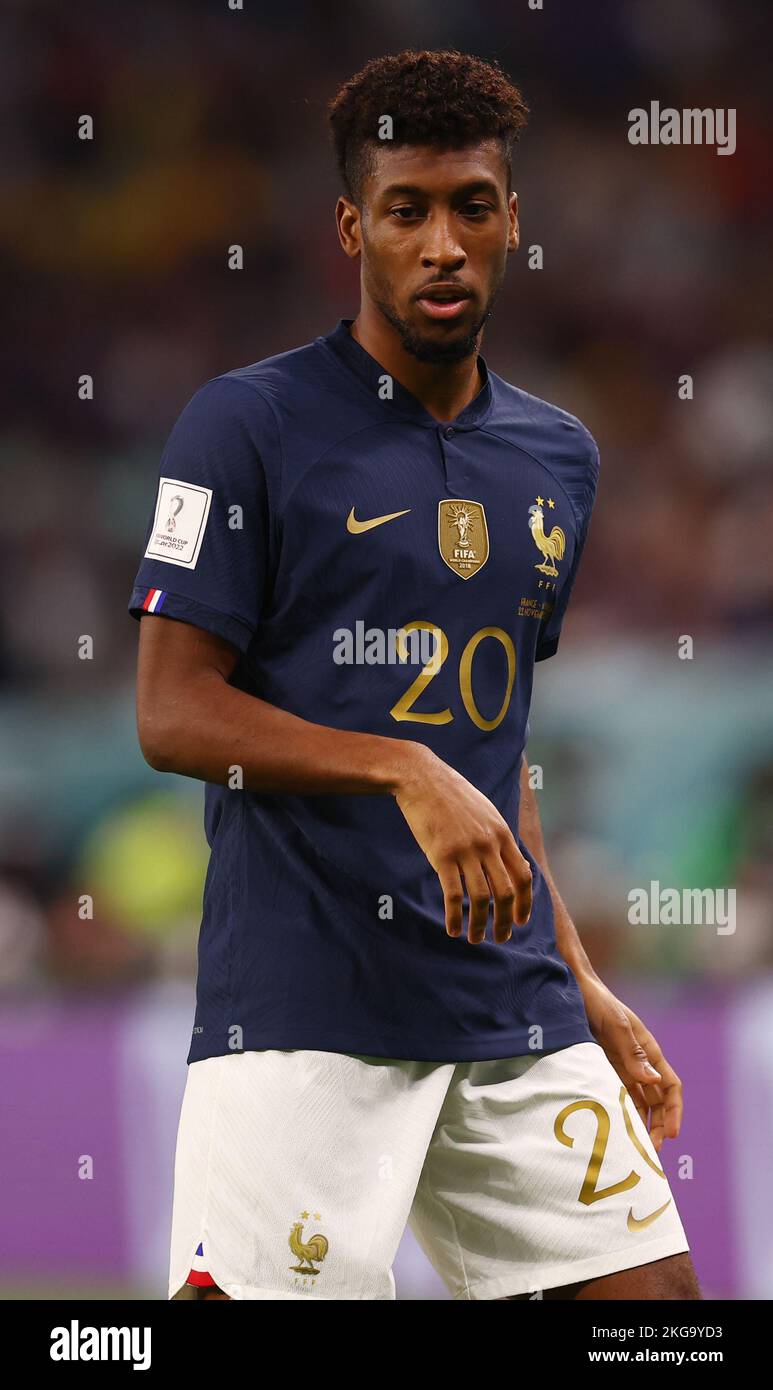 Al Wukair, Qatar, 22nd November 2022. Kinsley Coman of France during ...