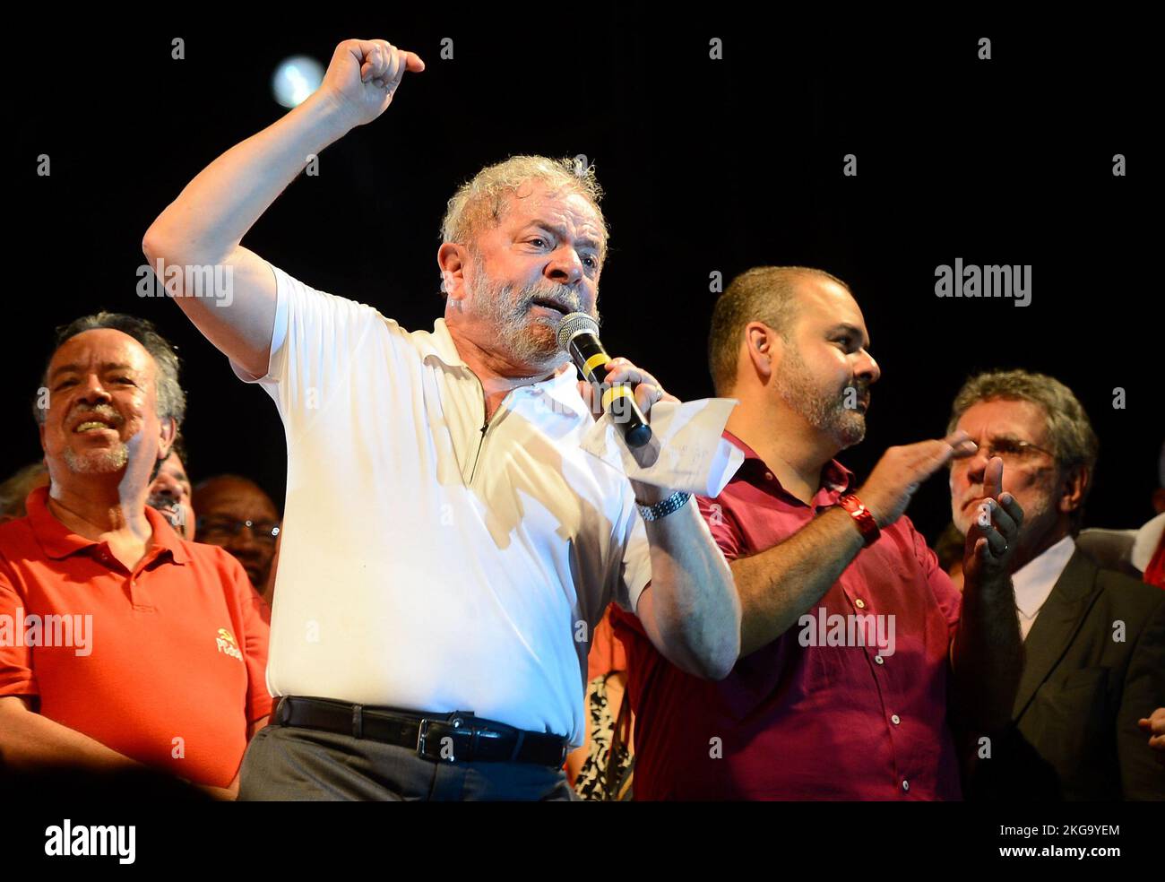 Lula da Silva, former president of Brazil portrait. Luiz Inacio da ...