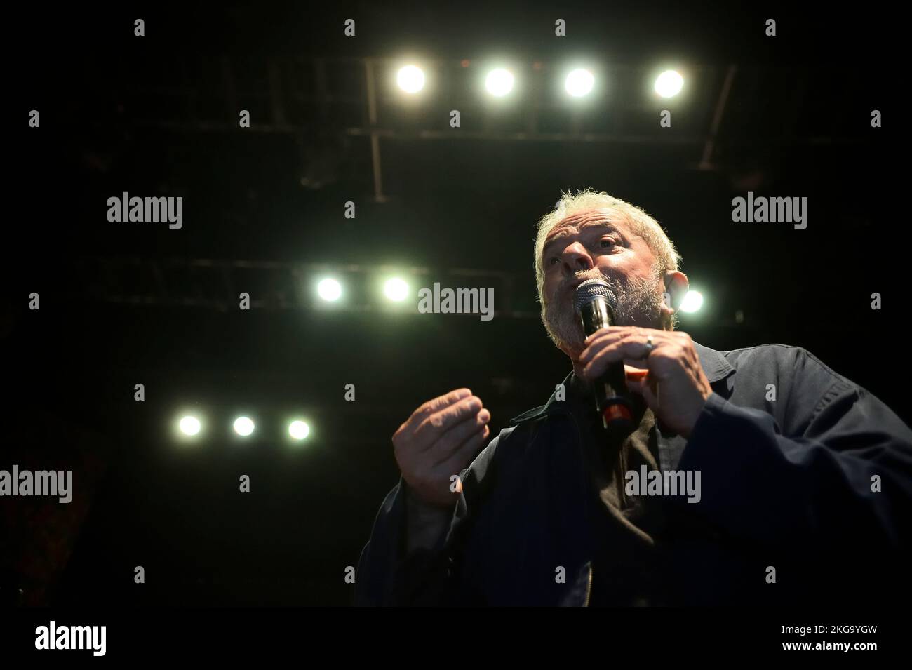 Lula da Silva, former president of Brazil portrait. Luiz Inacio da ...
