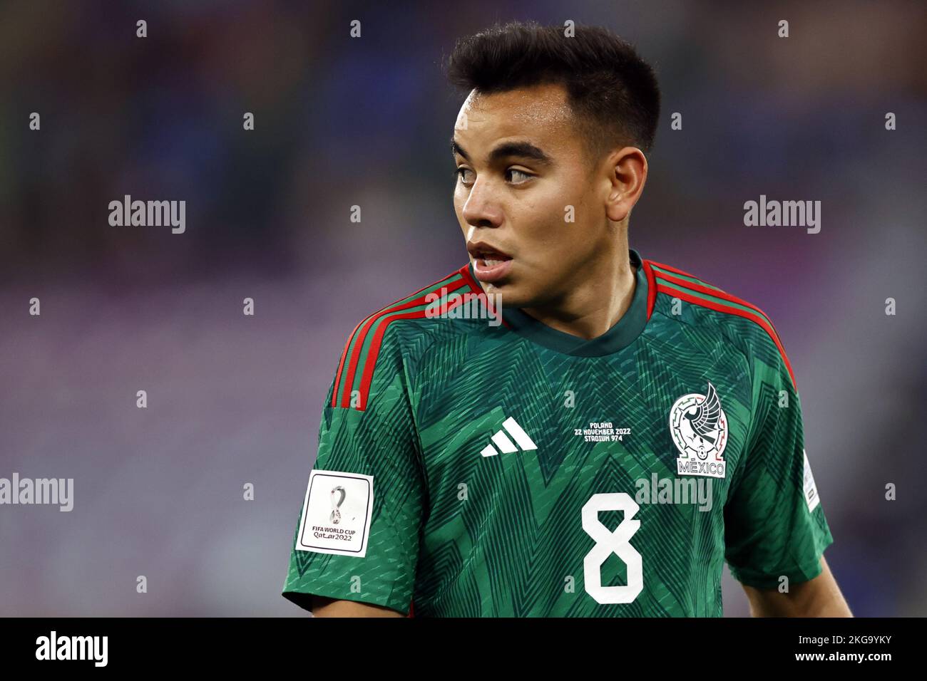 DOHA - Qatar, 22/11/2022, Carlos Rodriguez of Mexico during the FIFA ...