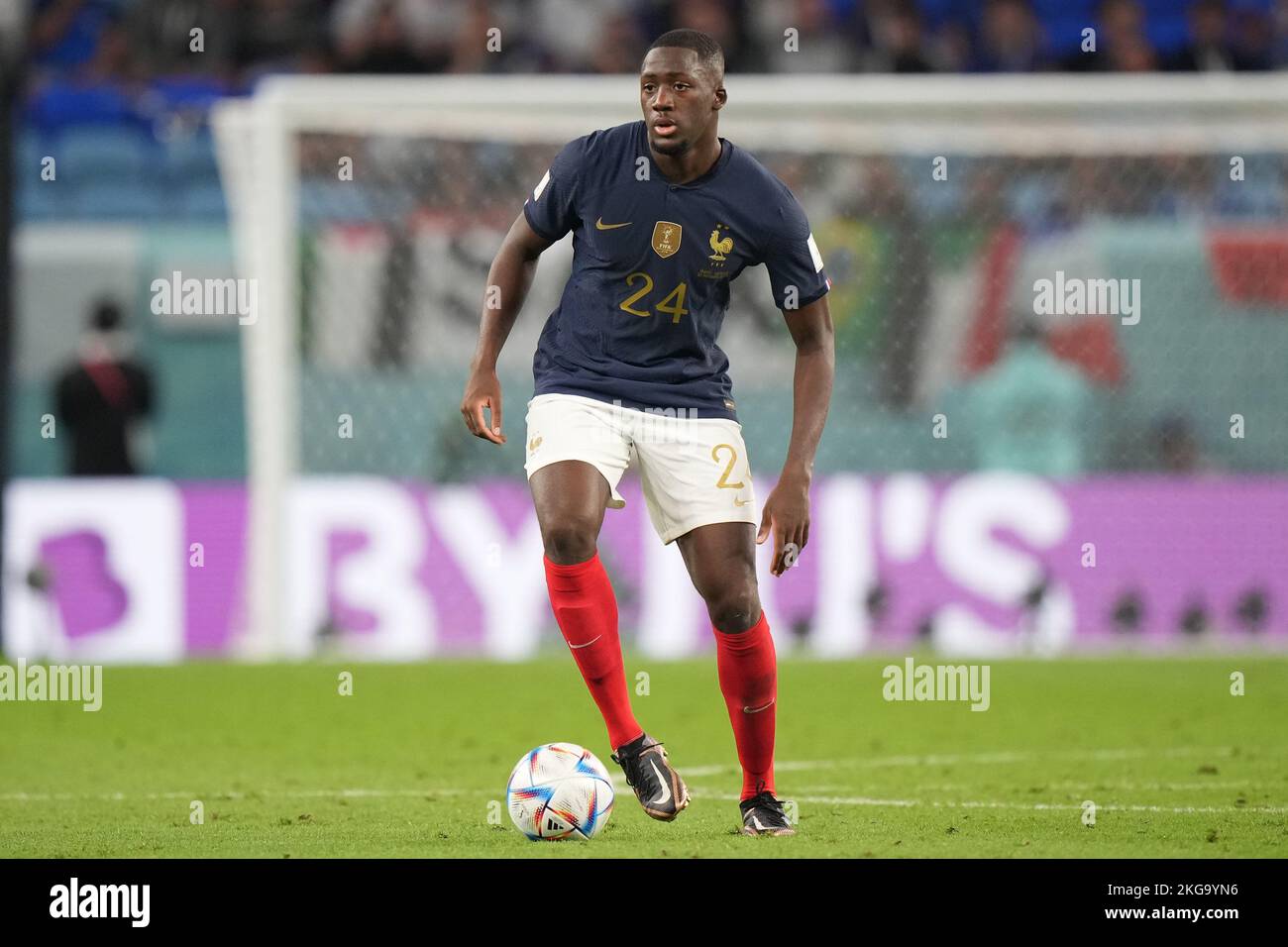 Ibrahima Konate Of France During The Qatar 2022 World Cup Match Group