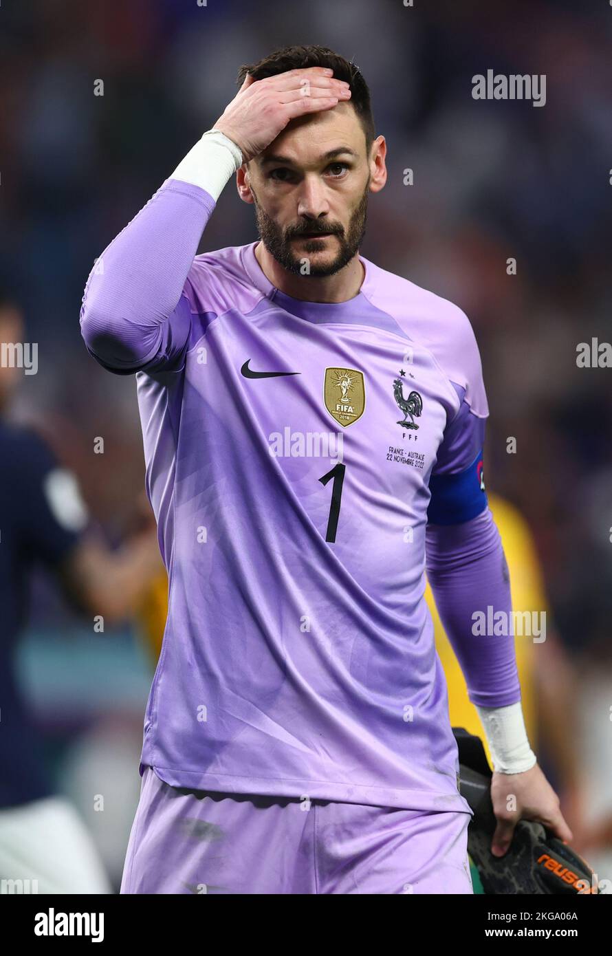 Al Wukair, Qatar, 22nd November 2022. Hugo Lloris of France during the ...