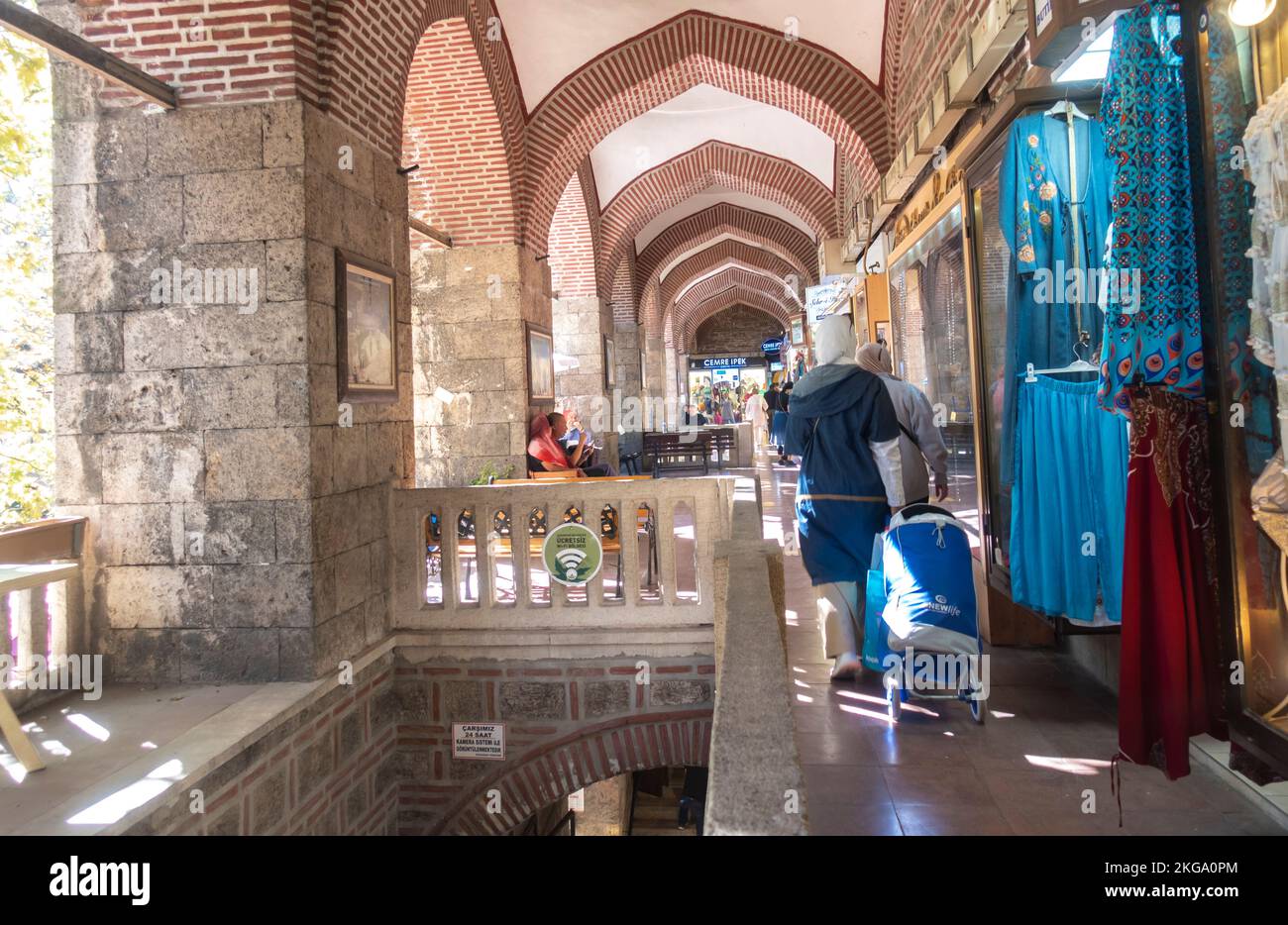 The Koza Han is a historic caravanserai in Bursa, Turkey, located in ...