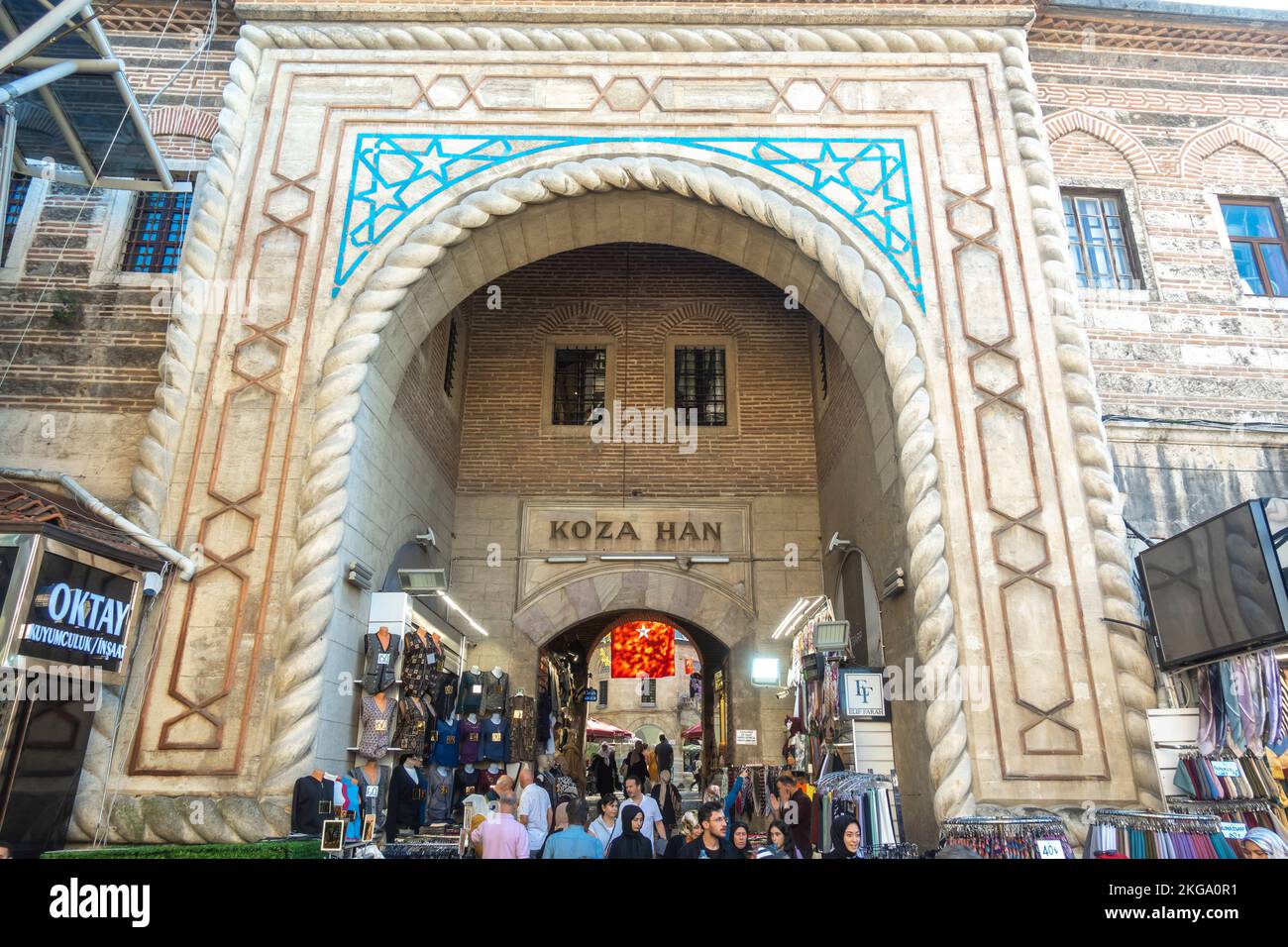 The Koza Han is a historic caravanserai in Bursa, Turkey, located in ...