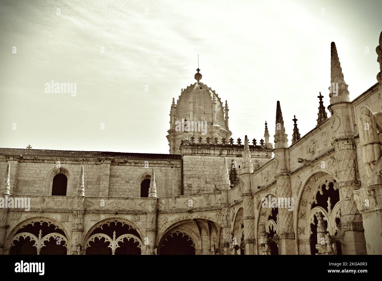The Jerónimos Monastery, Belém, in the Lisbon Municipality, Portugal ...