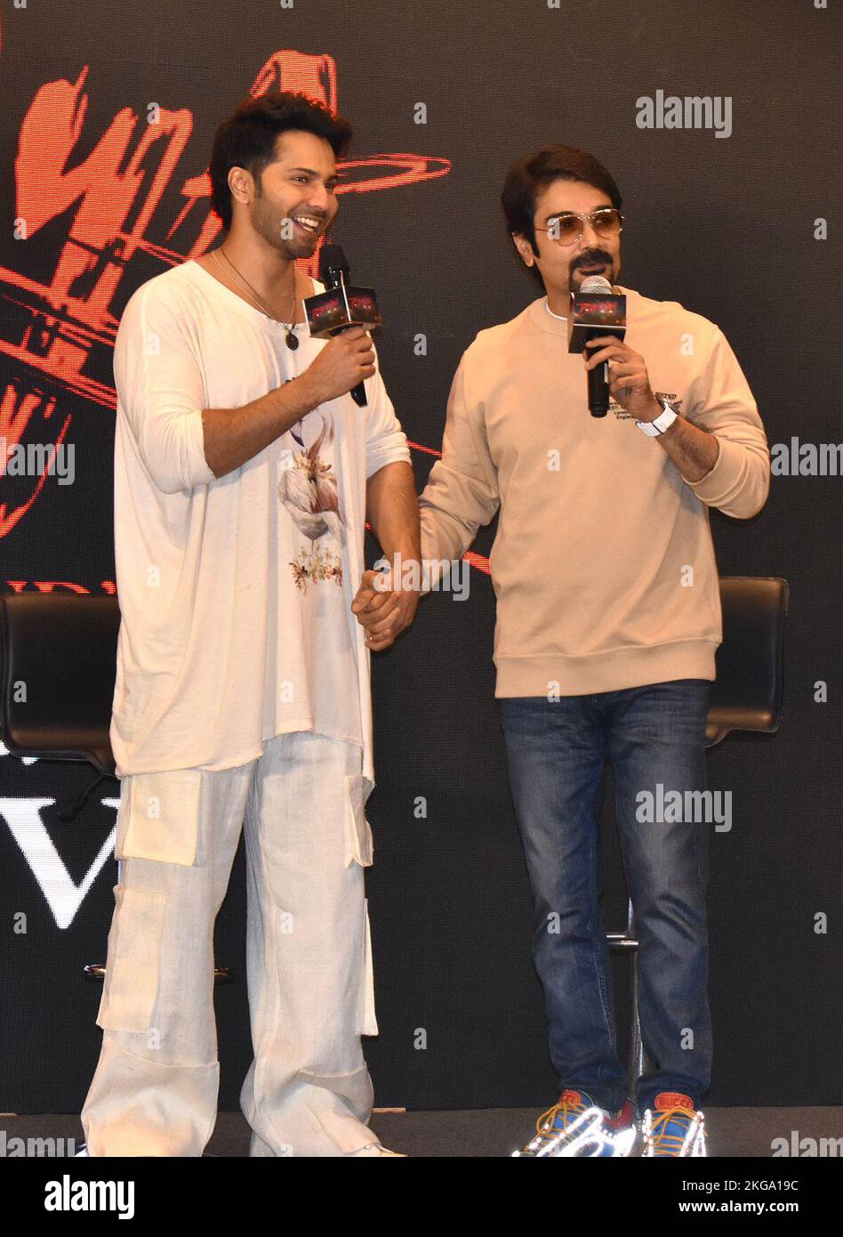 November 22, 2022, Kolkata, West Bengal, India: Bollywood Actor Varun ...