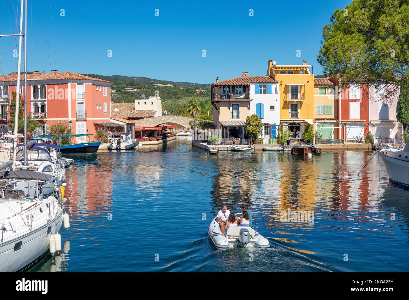 Port-Grimaud, French Riviera, France, Europe Stock Photo - Alamy