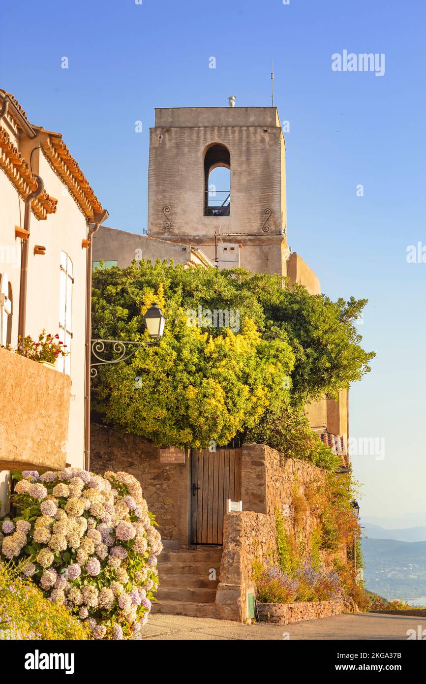 Gassin church, in France Stock Photo - Alamy