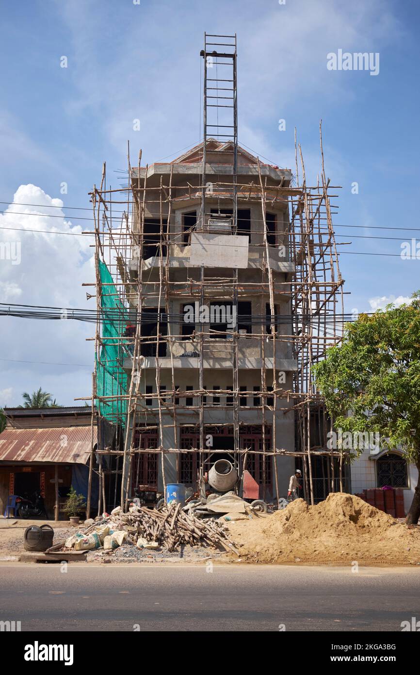 House Construction Kampot Cambodia Stock Photo - Alamy