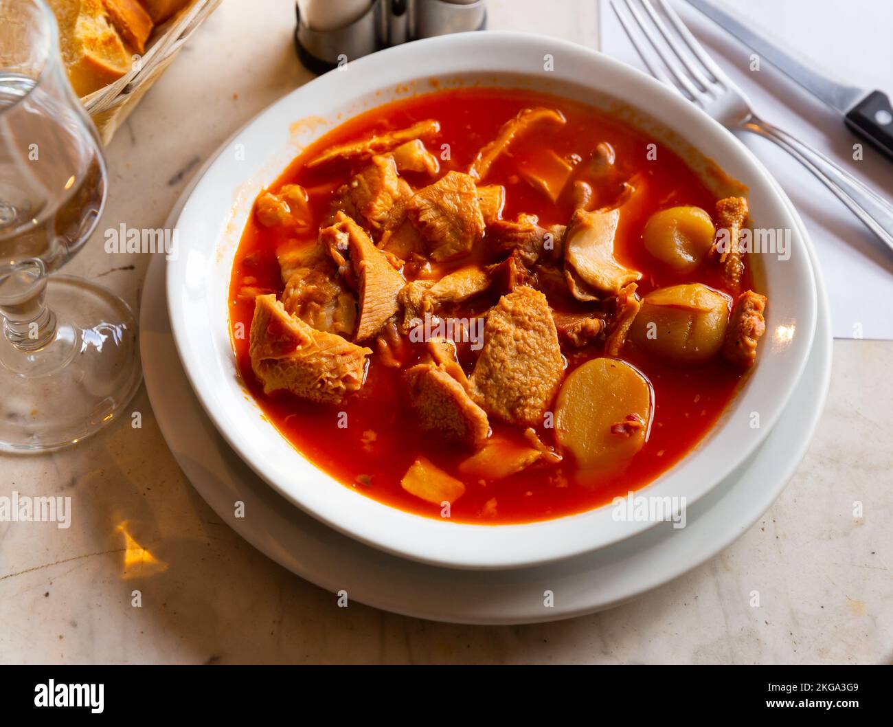 French stewed tripe dish Provencal-style tripe Stock Photo - Alamy