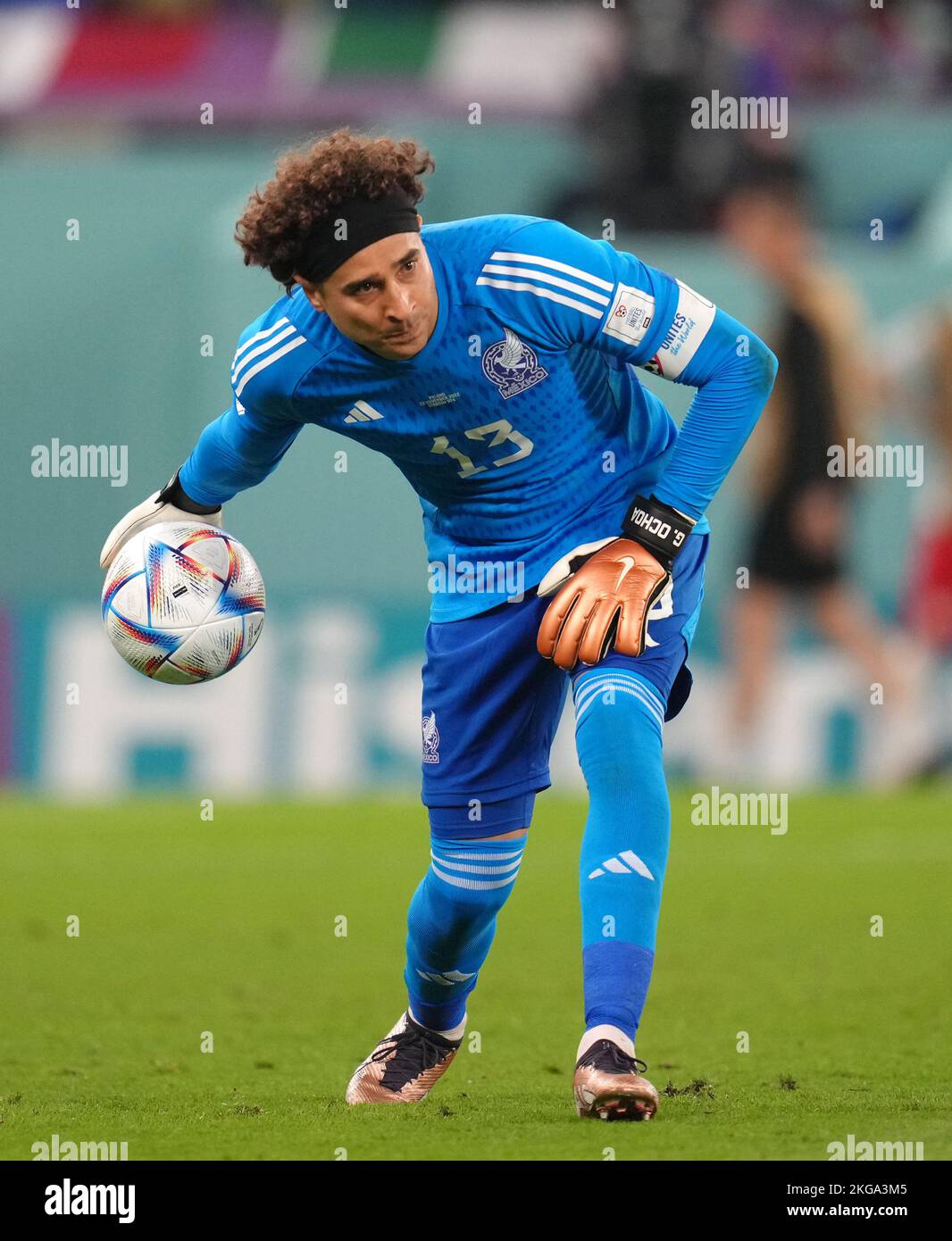 Mexico goalkeeper Guillermo Ochoa during the FIFA World Cup Group C ...