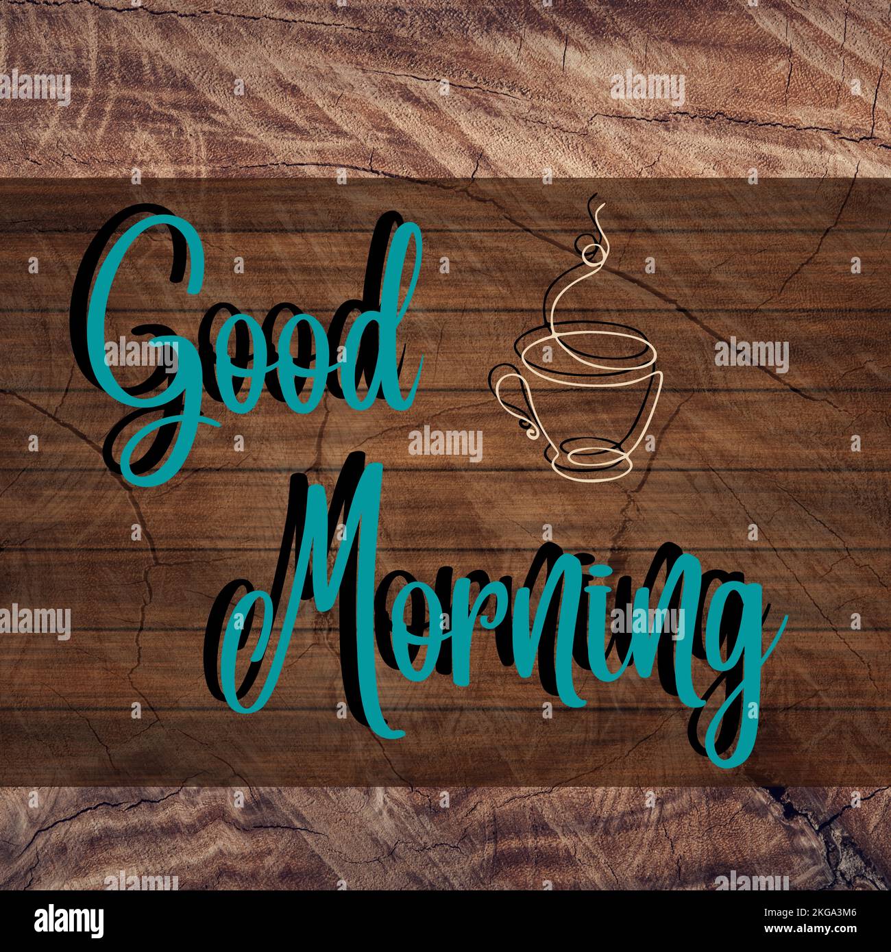 Clock text good morning illustration hi-res stock photography and ...