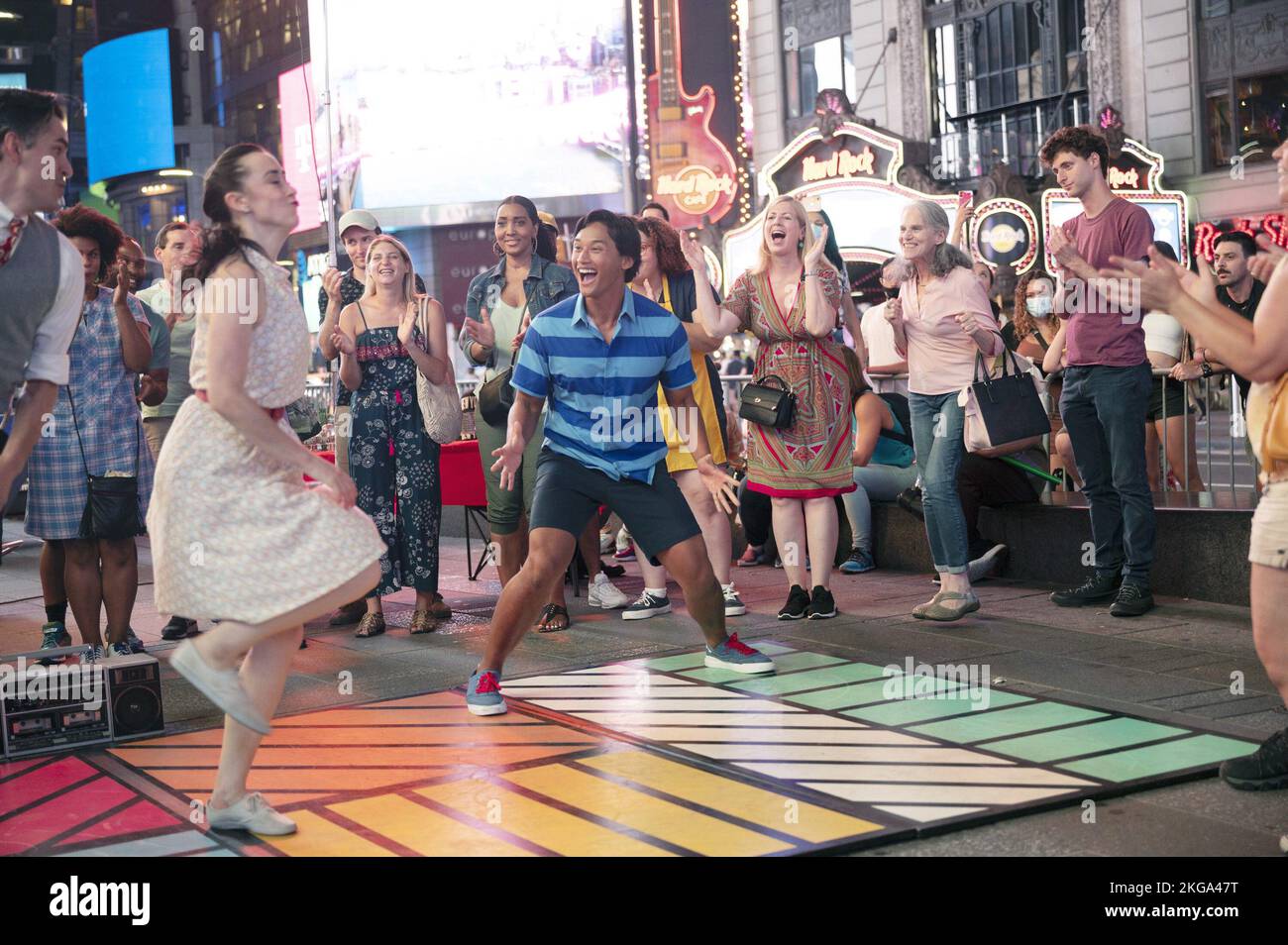 BLUE'S BIG CITY ADVENTURE, Joshua Dela Cruz (center), 2022. ph: Scott ...