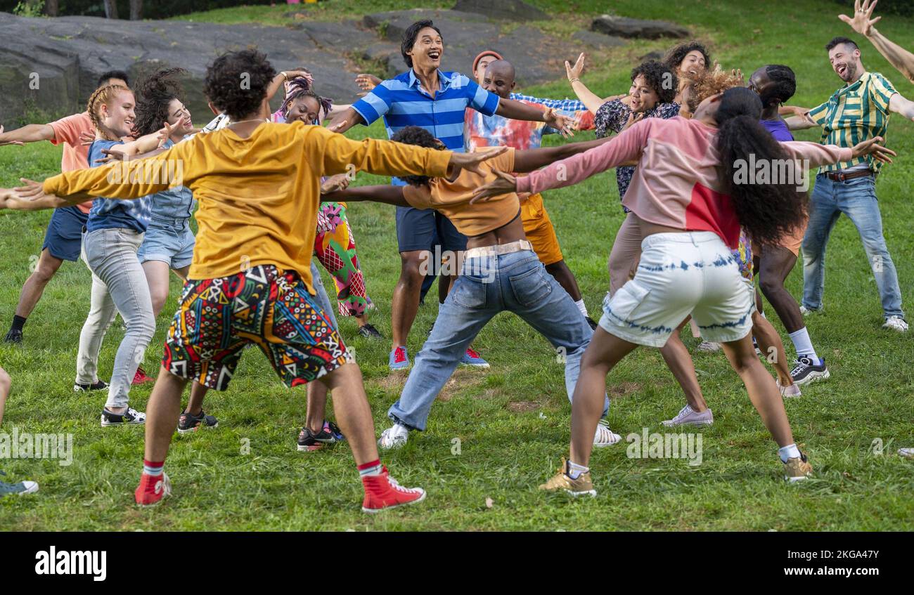 BLUE'S BIG CITY ADVENTURE, Joshua Dela Cruz (center), 2022. ph: Scott ...