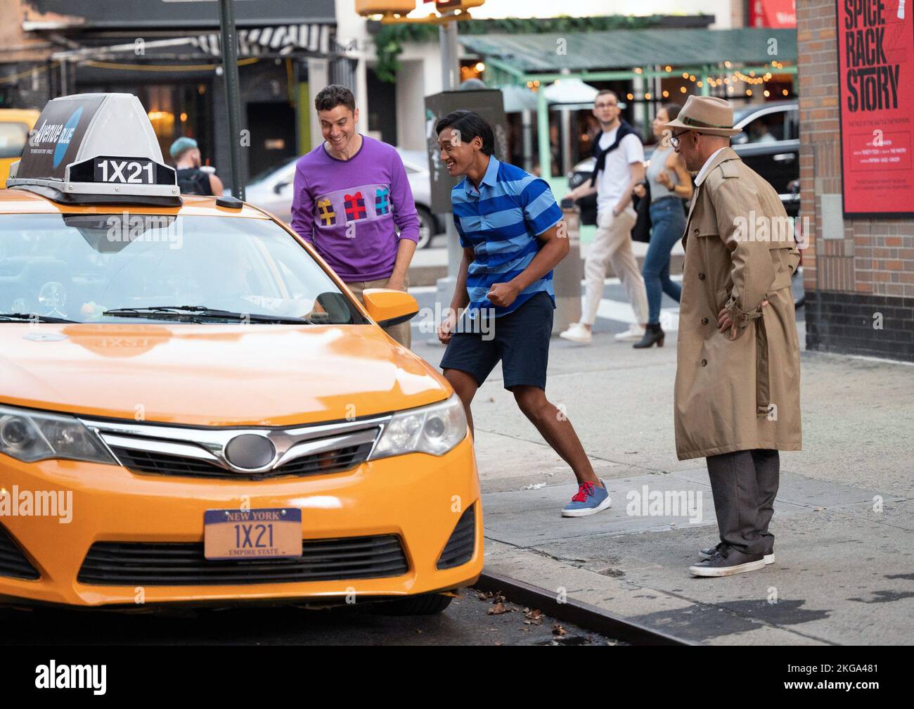 BLUE'S BIG CITY ADVENTURE, from left: Donovan Patton, Joshua Dela Cruz ...