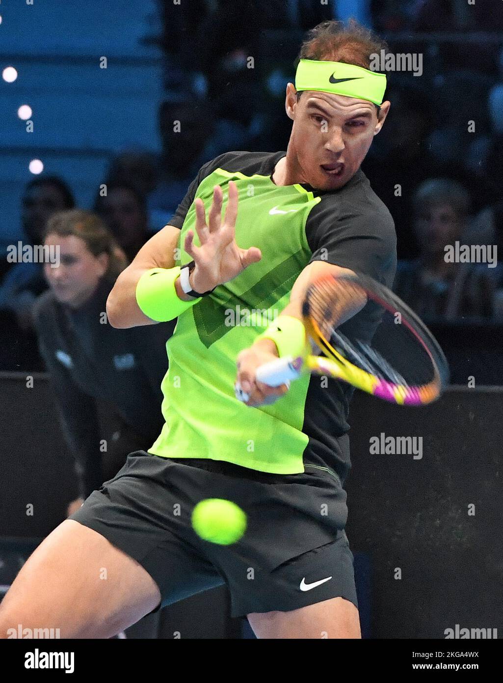 The final ATP tournament (Nitto ATP Finals) 2022 in Turin. Spanish ...