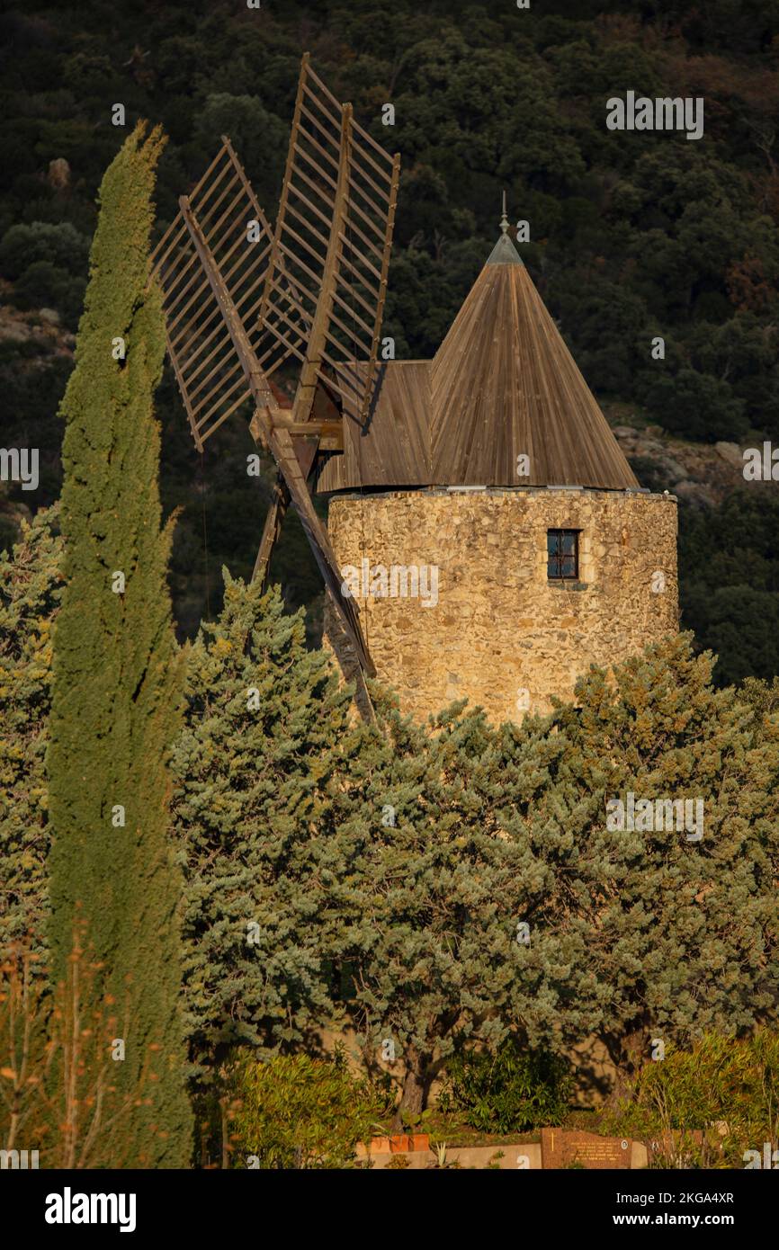 Grimaud, french medieval village of the French Riviera Stock Photo - Alamy