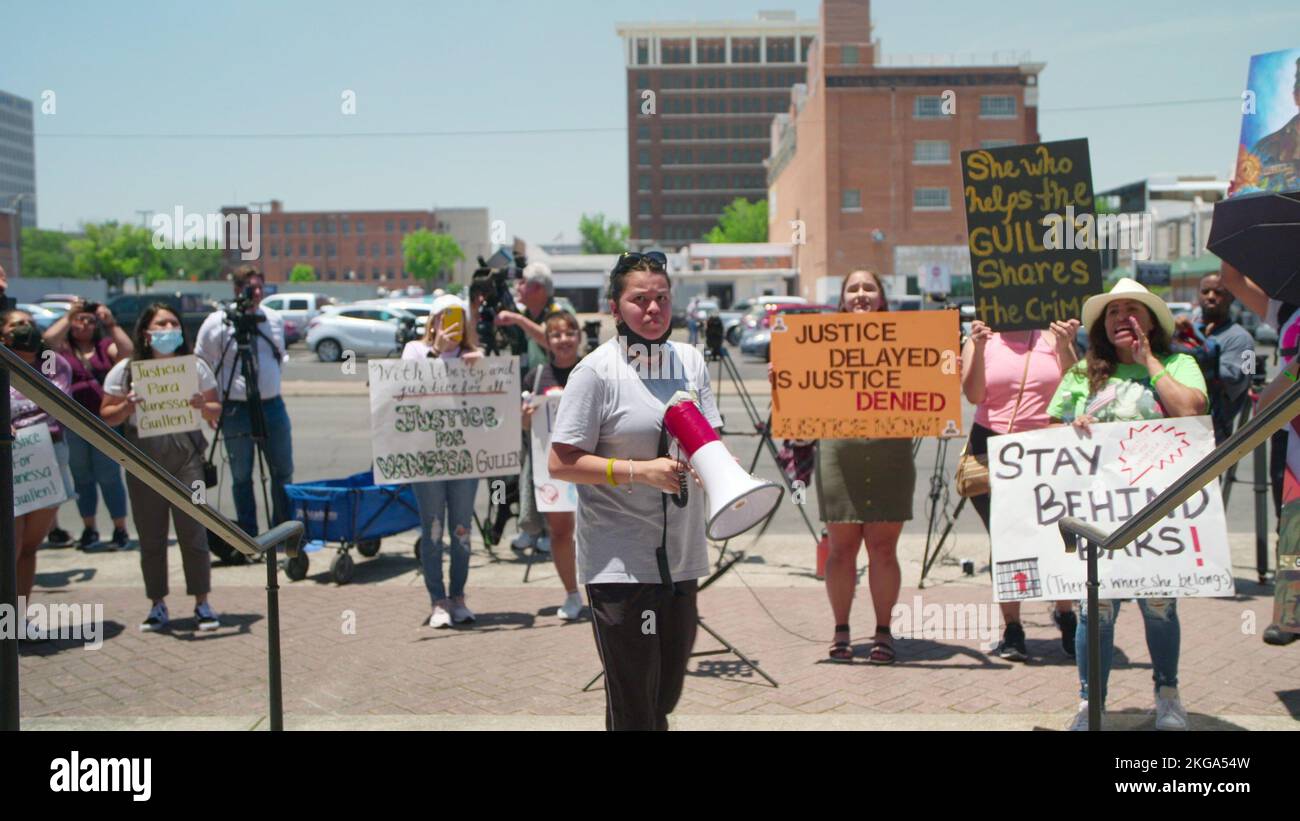 I AM VANESSA GUILLEN, Lupe Guillen (center), 2022. © Netflix / Courtesy ...