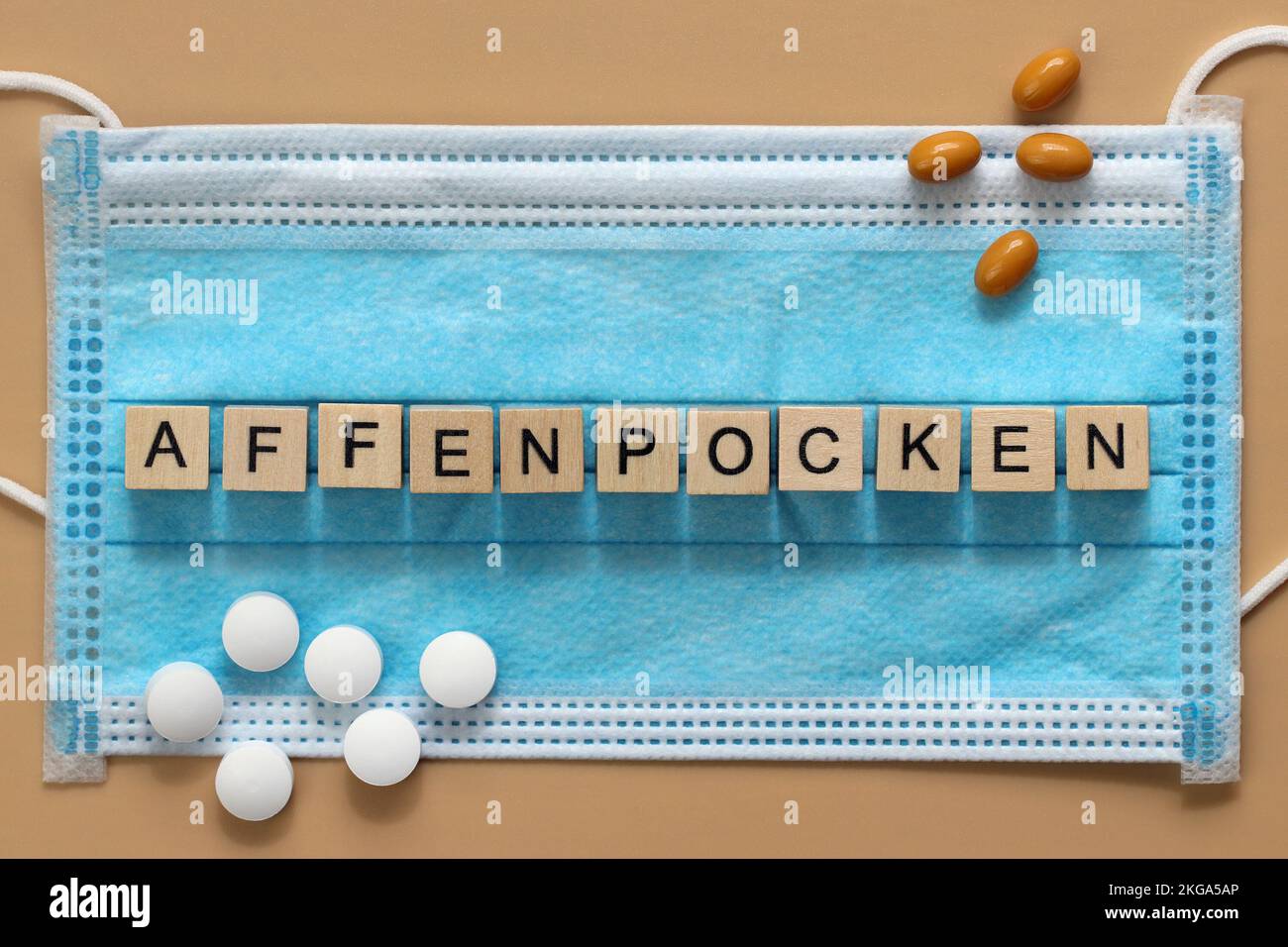 Affenpocken is the name of the monkeypox virus in German. The word is ...