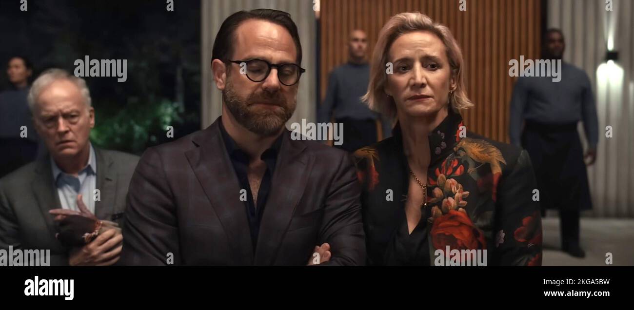 THE MENU, from left: Reed Birney, Paul Adelstein, Janet McTeer, 2022 ...