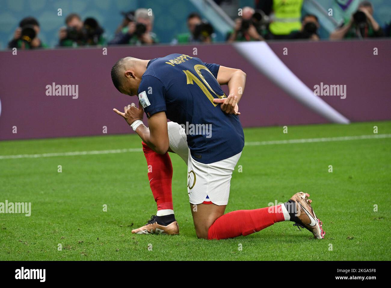 goaljubel Kylian MBAPPE (FRA) after goal to 3-1, jubilation, joy ...