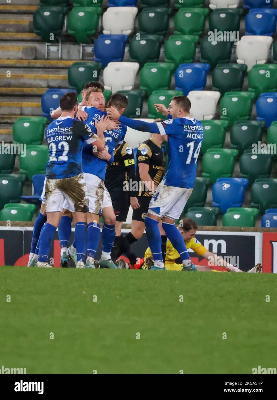 Linfield league 22 23 hi-res stock photography and images - Alamy
