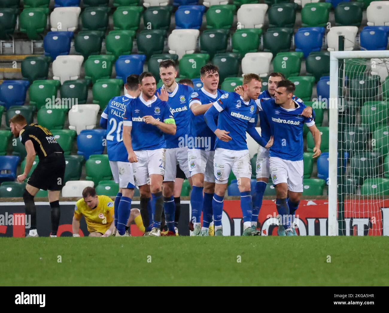 Linfield league 22 23 hi-res stock photography and images - Alamy
