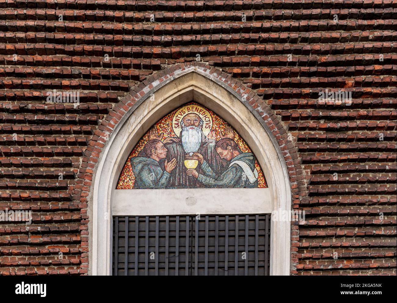 Monastery of Saint Benedict, built in early 20th century in eclectic ...