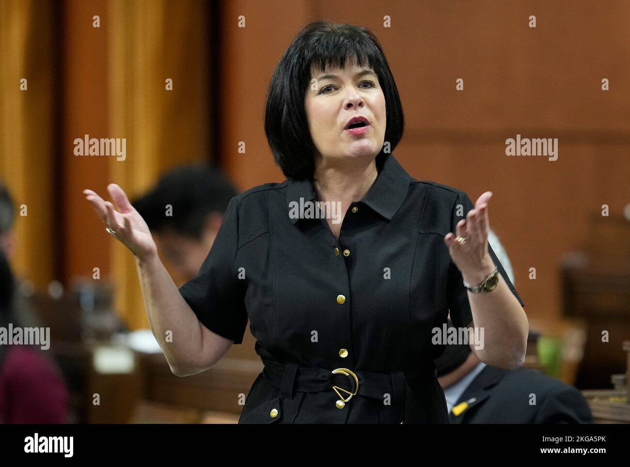 Official Languages Minister Ginette Petitpas-Taylor rises during ...