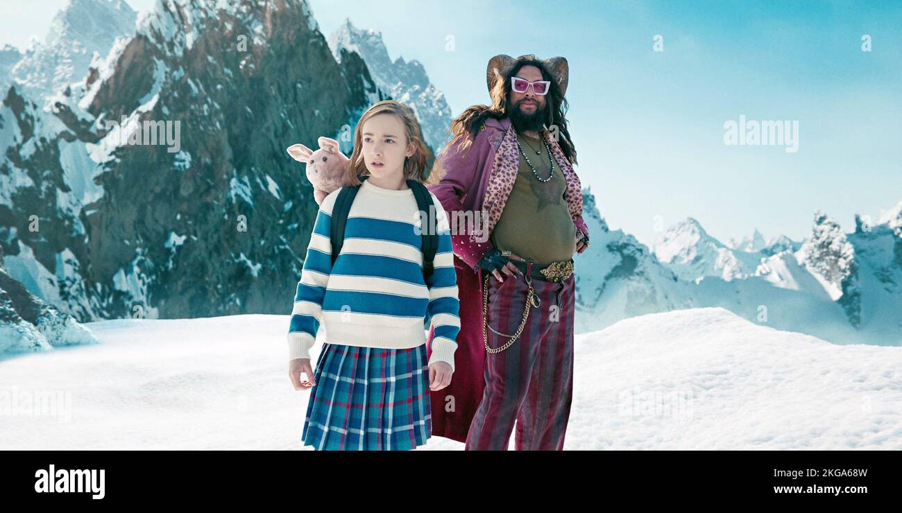 SLUMBERLAND, from left: Pig, Marlow Barkley as Nemo, Jason Momoa as ...