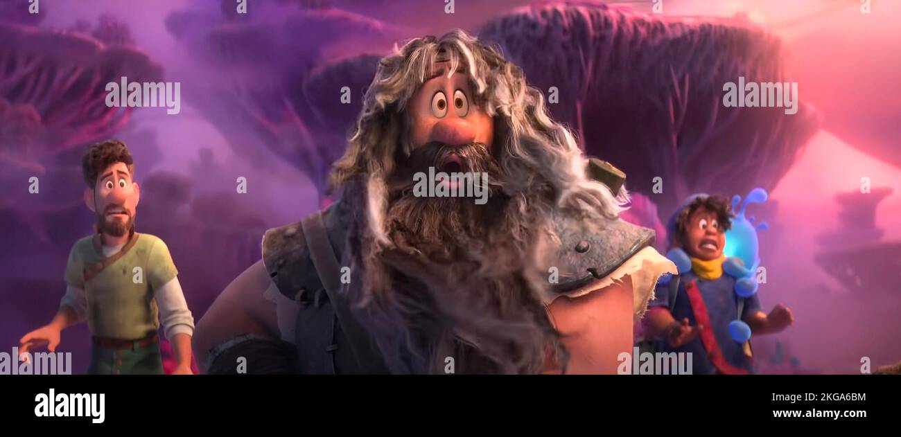 STRANGE WORLD, from left: Searcher Clade (voice: Jake Gyllenhaal ...