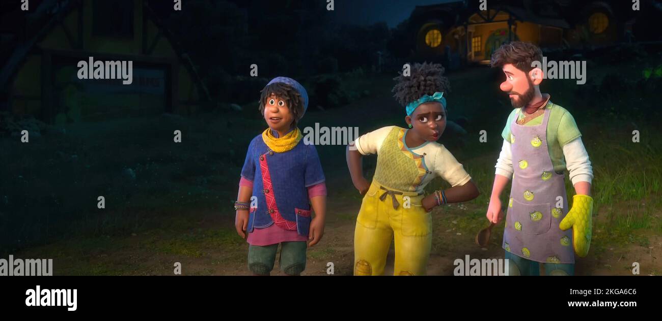 STRANGE WORLD, from left: Ethan Clade (voice: Jaboukie Young-White ...