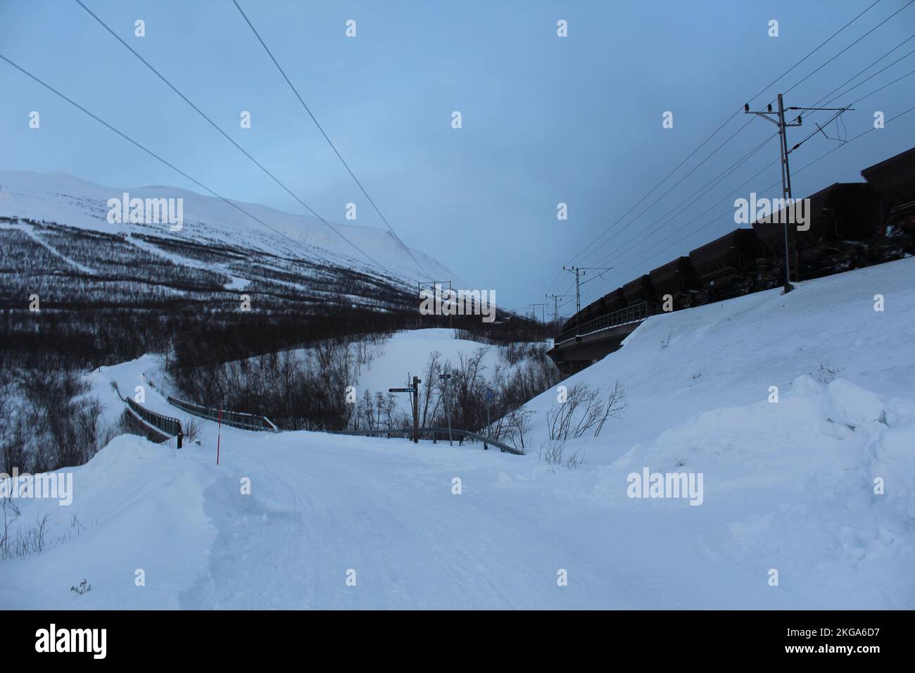 Arctic circle train and kiruna hi-res stock photography and images - Alamy