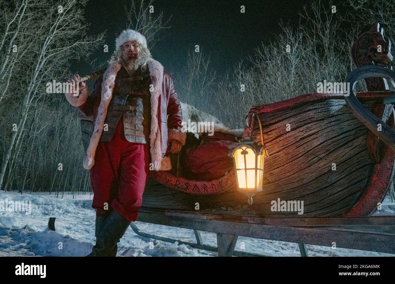 VIOLENT NIGHT, David Harbour, 2022. ph: Allen Fraser /© Universal ...